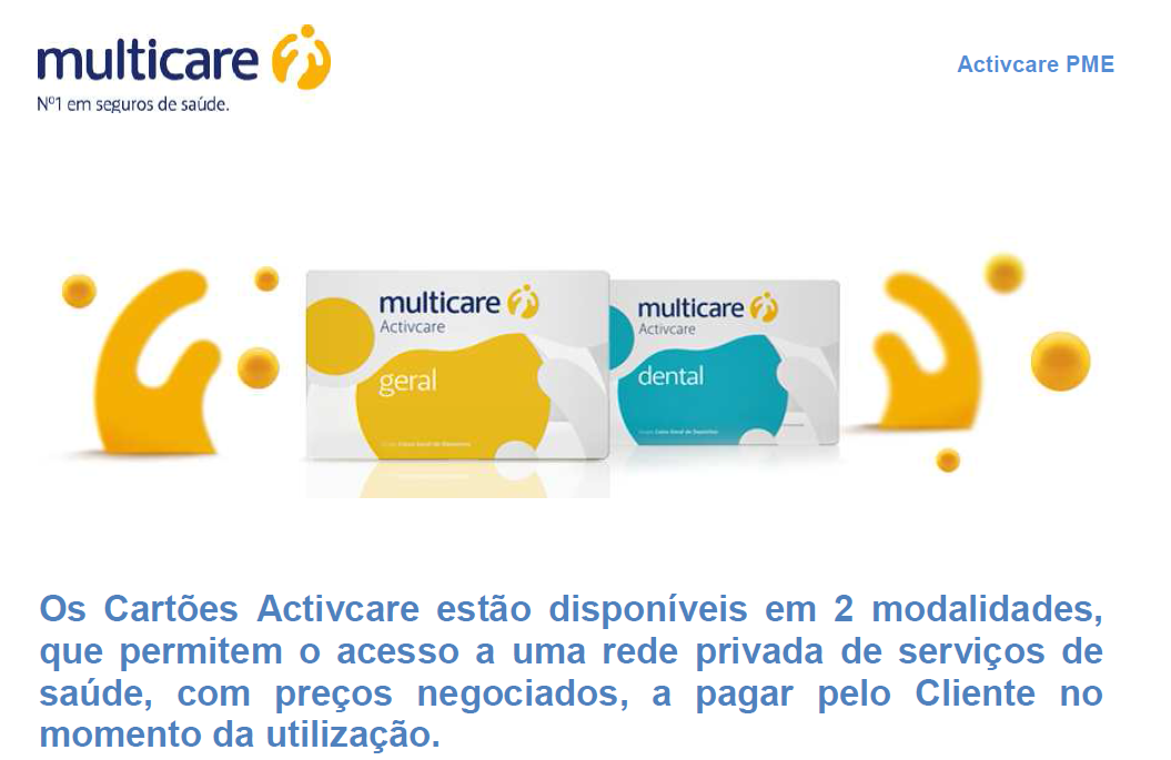 Activcare PME - Cartões